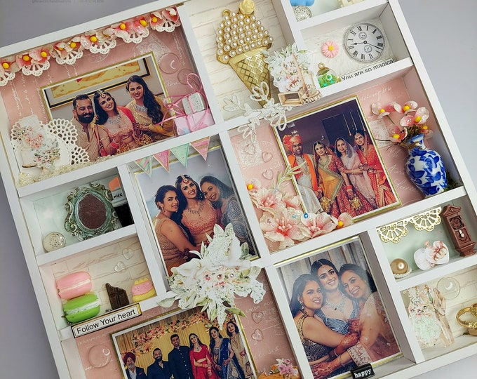 3D Wall Frame in Shadow Box Design With Miniature Set up and Acrylic Lid 12 by 12 Inches - Etsy