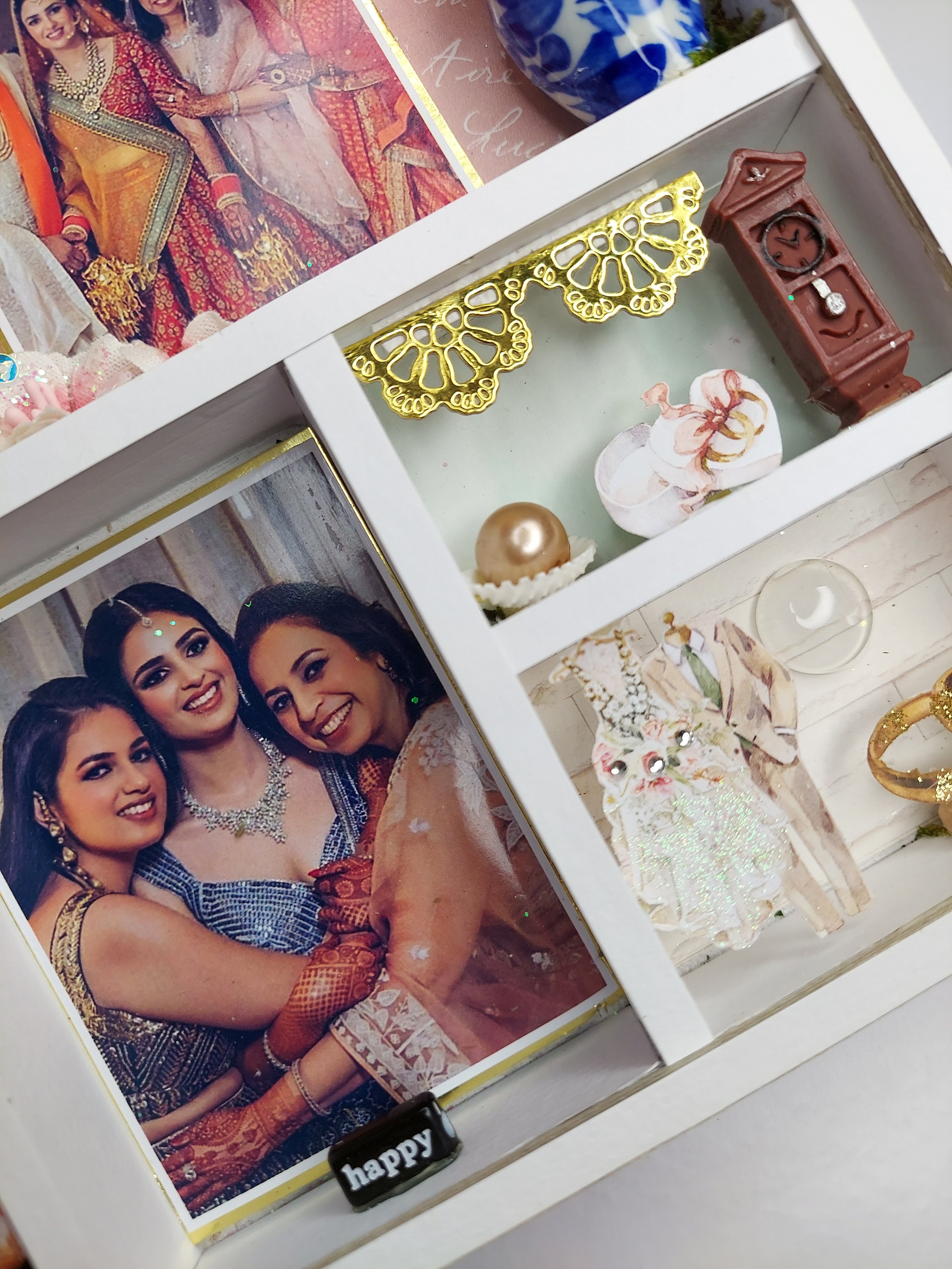 3D Wall Frame in Shadow Box Design With Miniature Set up and Acrylic ...