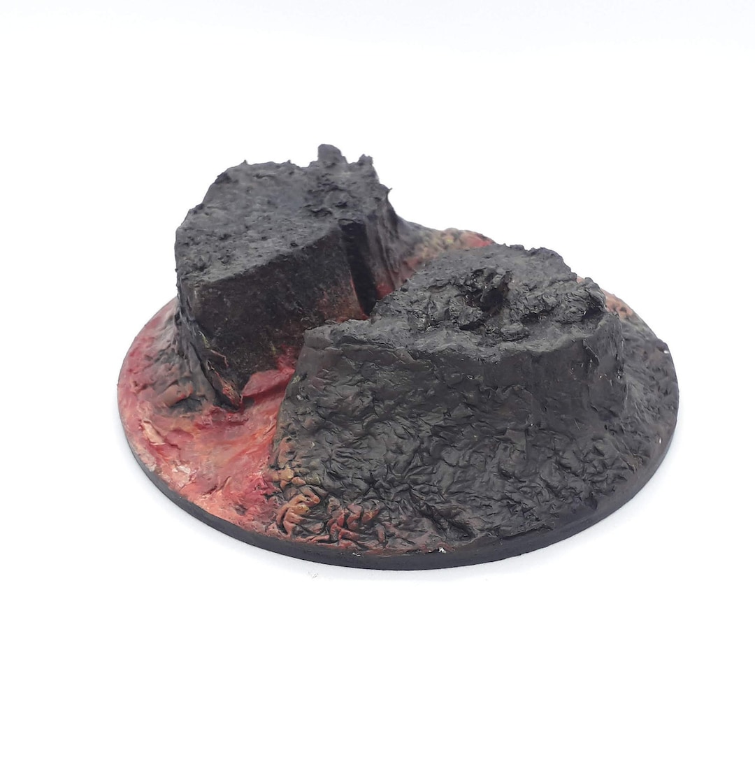 Star Wars Themed Mustafar Display Base - Etsy