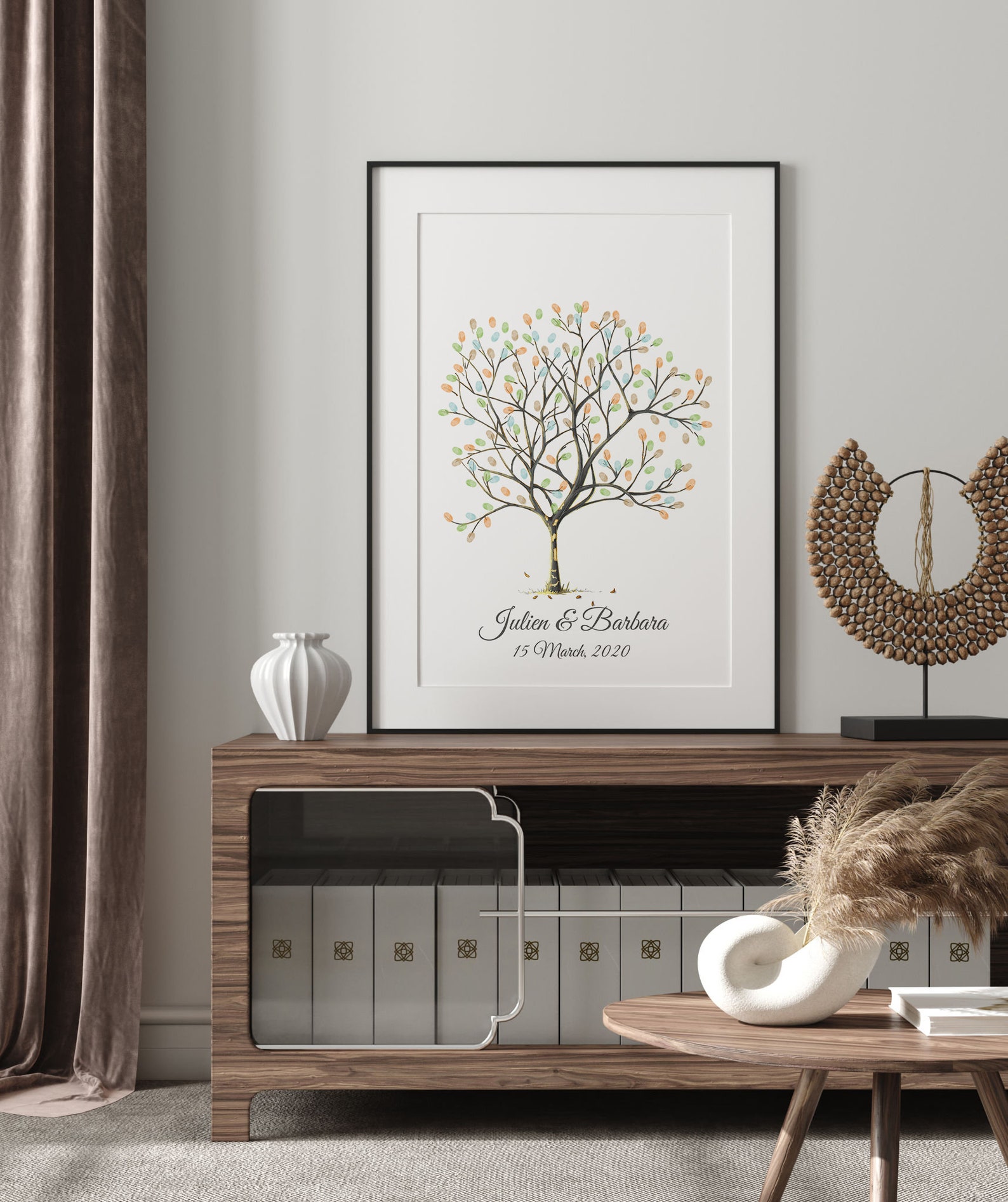 Thumbprint Tree Guest Book PRINTABLE GUEST BOOK Wedding - Etsy