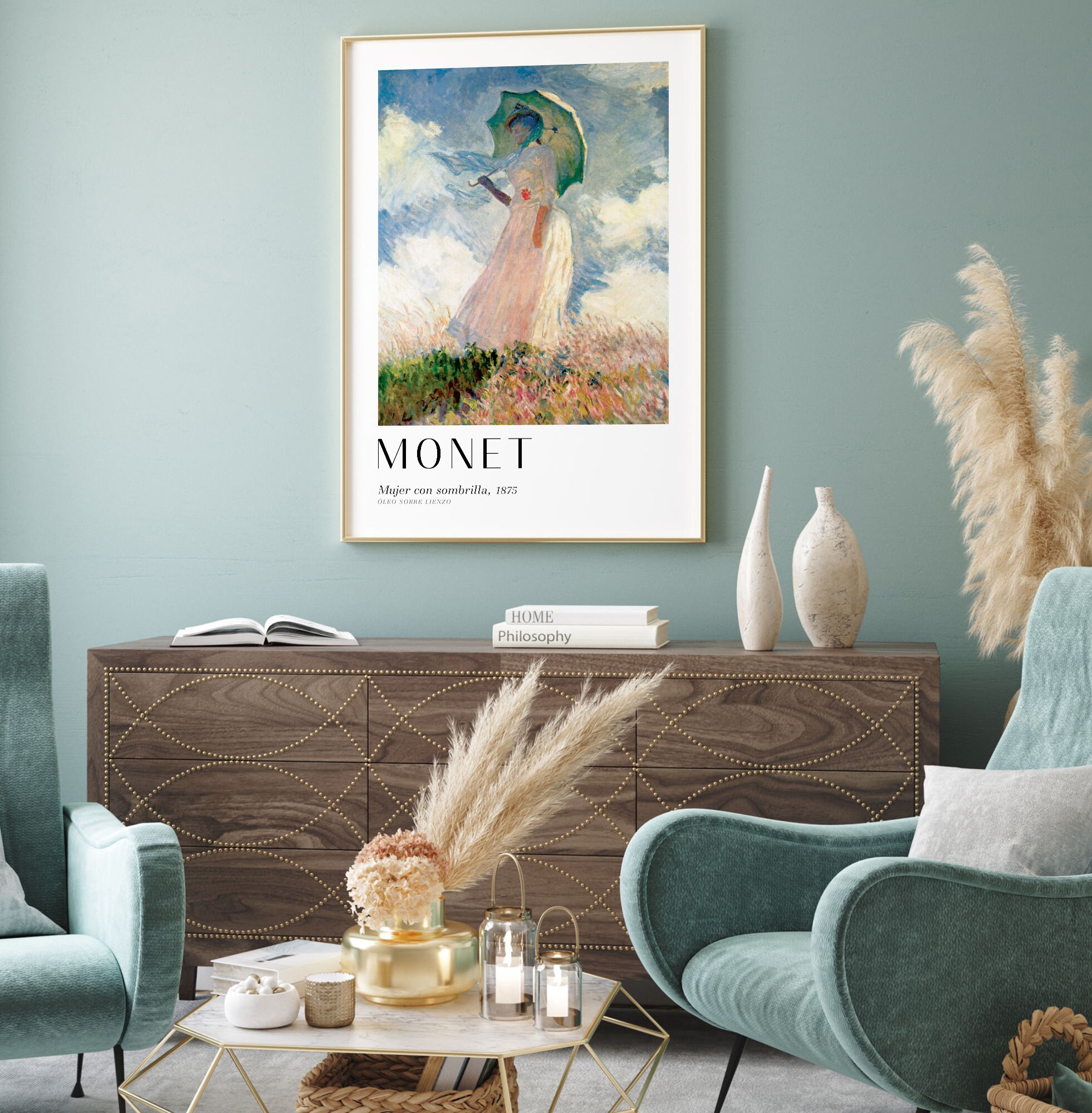Claude Monet Woman With a Parasol Printable Art Monet - Etsy