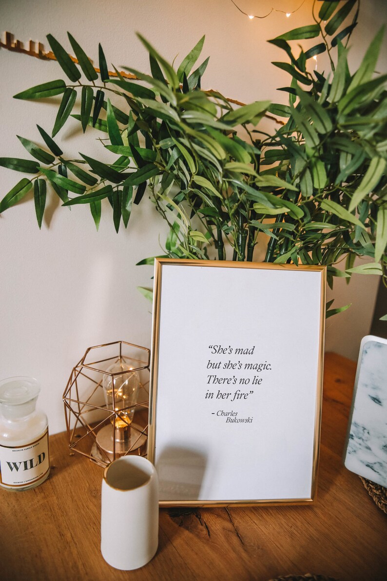 She is Magic PRINTABLE ART Typography Wall Art Charles - Etsy