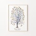 PRINTABLE GUEST BOOK, Personalized Tree Fingerprint Guest Book ...