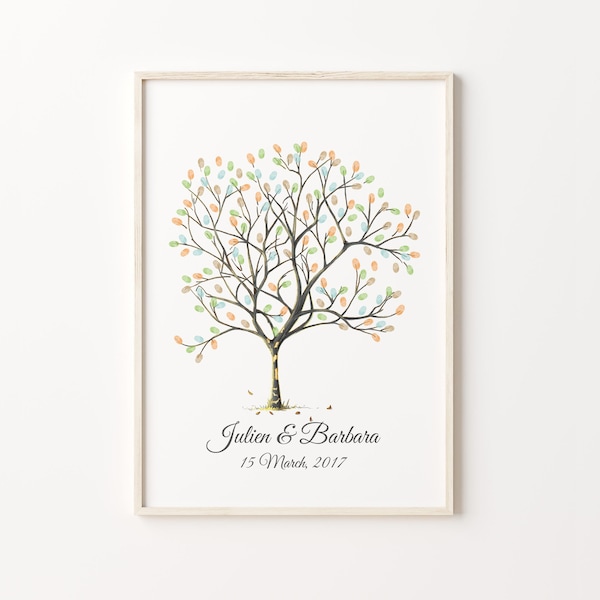 Tree Guest Book - Etsy
