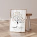 PRINTABLE GUEST BOOK, Rustic Tree Fingerprint Guest Book, Personalized ...