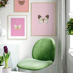 Butterfly Gallery Printable Art, Farmhouse Nursery Decor, Girl's Room ...
