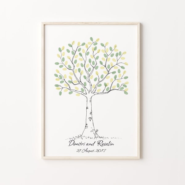 Fingerprint Tree - Etsy