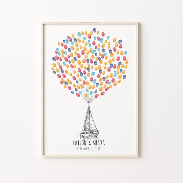 Thumbprint Tree Guest Book - Etsy