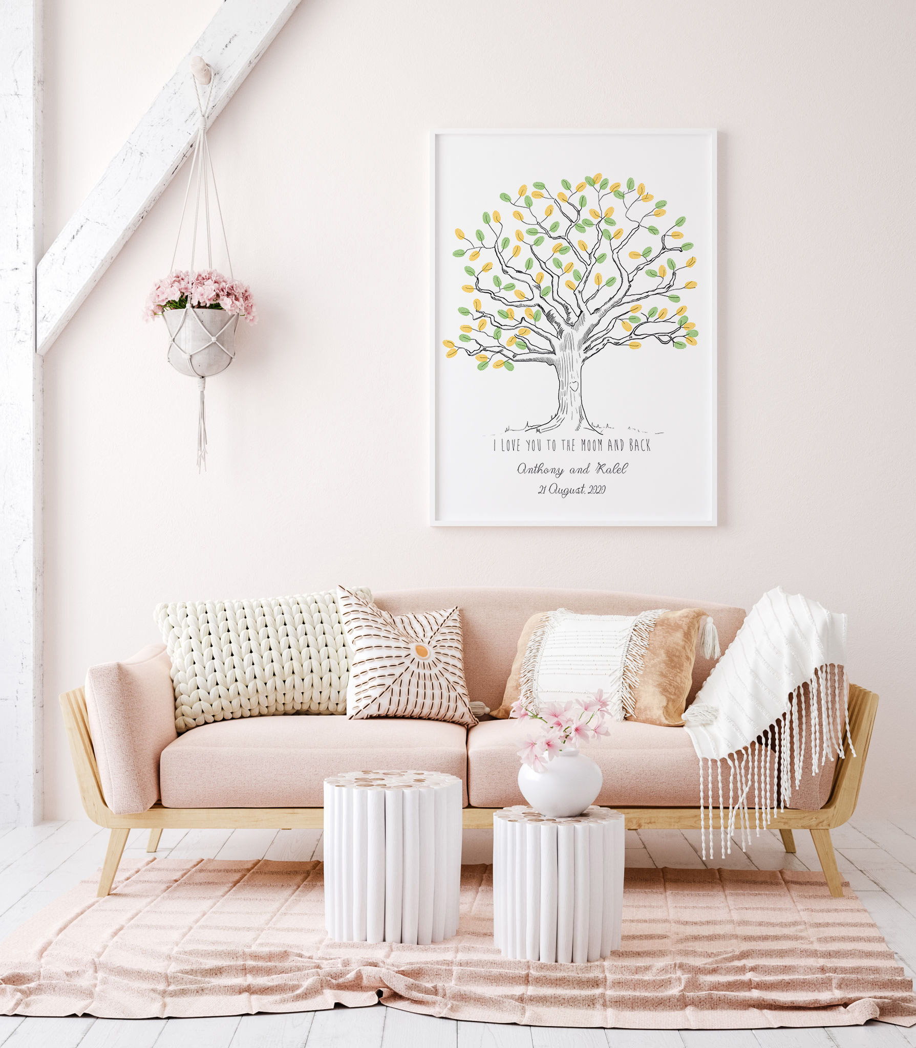 Fingerprint Tree Guest Book, PRINTABLE GUEST BOOK, Wedding Fingerprint ...