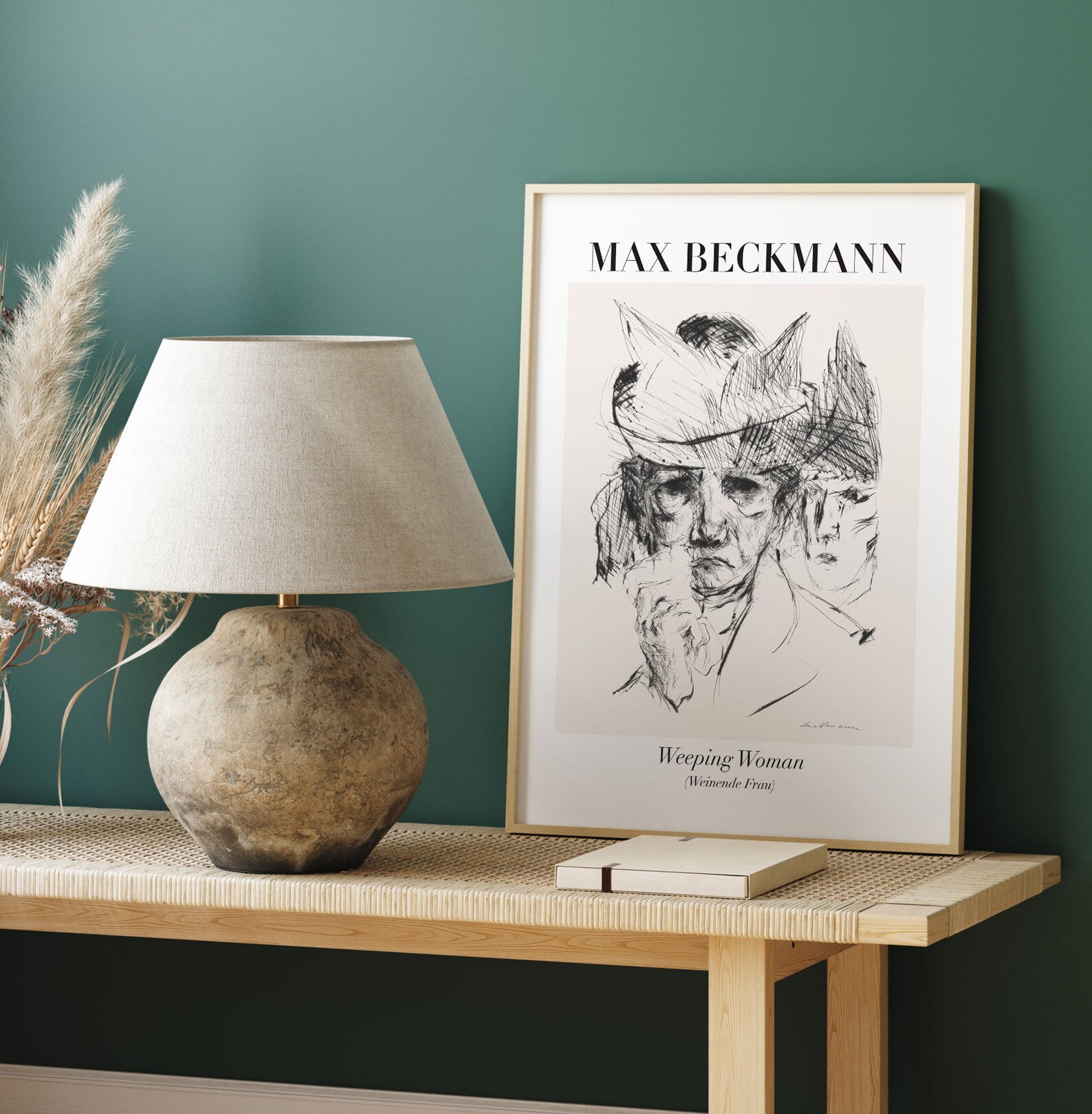 Max Beckmann Weeping Woman Printable Art Beckmann Print - Etsy