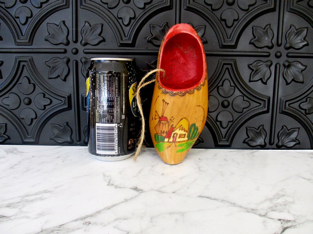 Vintage Large Wooden Clog, Handmade Clog, Souvenir Clog From Holland - Etsy