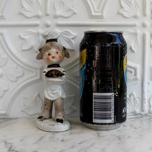 Vintage Ceramic Girl Chef Figurine Cooked Chook, Rare Vintage Girl Chef ...