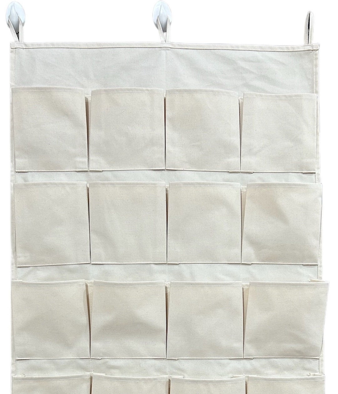 Cotton Canvas Wall Hanging Storage With 24 Pockets Pocket Organizer ...