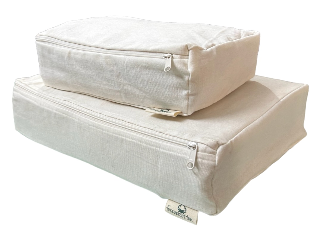 Canvas Packing Cubes: Cotton Luggage Organizer, Travel Gift, 3 Colors ...