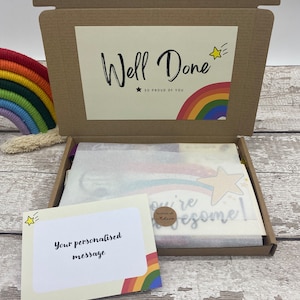 Well Done Box Letterbox Gift so Proud of You Congratulations ...