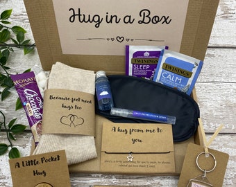 Hug in a Box Gift Box Well-being Box Personalised Self Care Gift ...