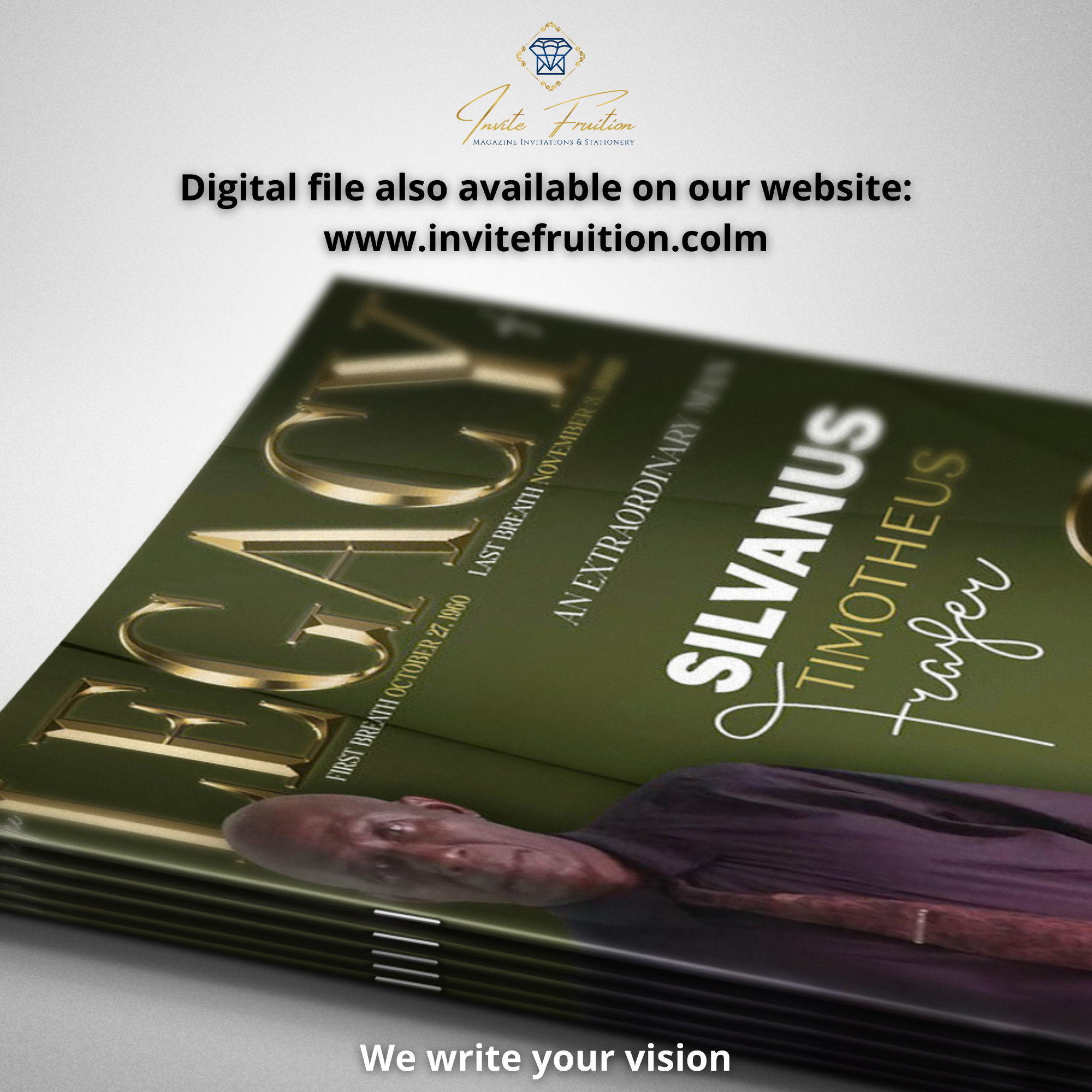 Funeral Magazine for Homegoing Service Funeral Program for - Etsy