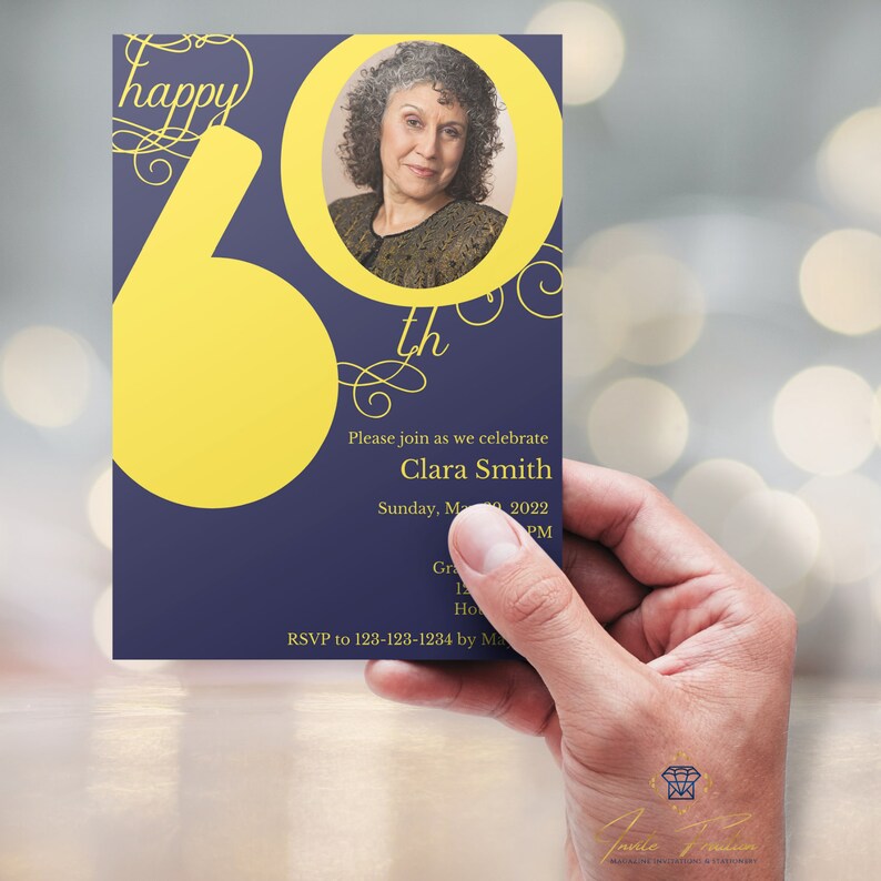 Digital Milestone Birthday Invitation Birthday Party Photo - Etsy