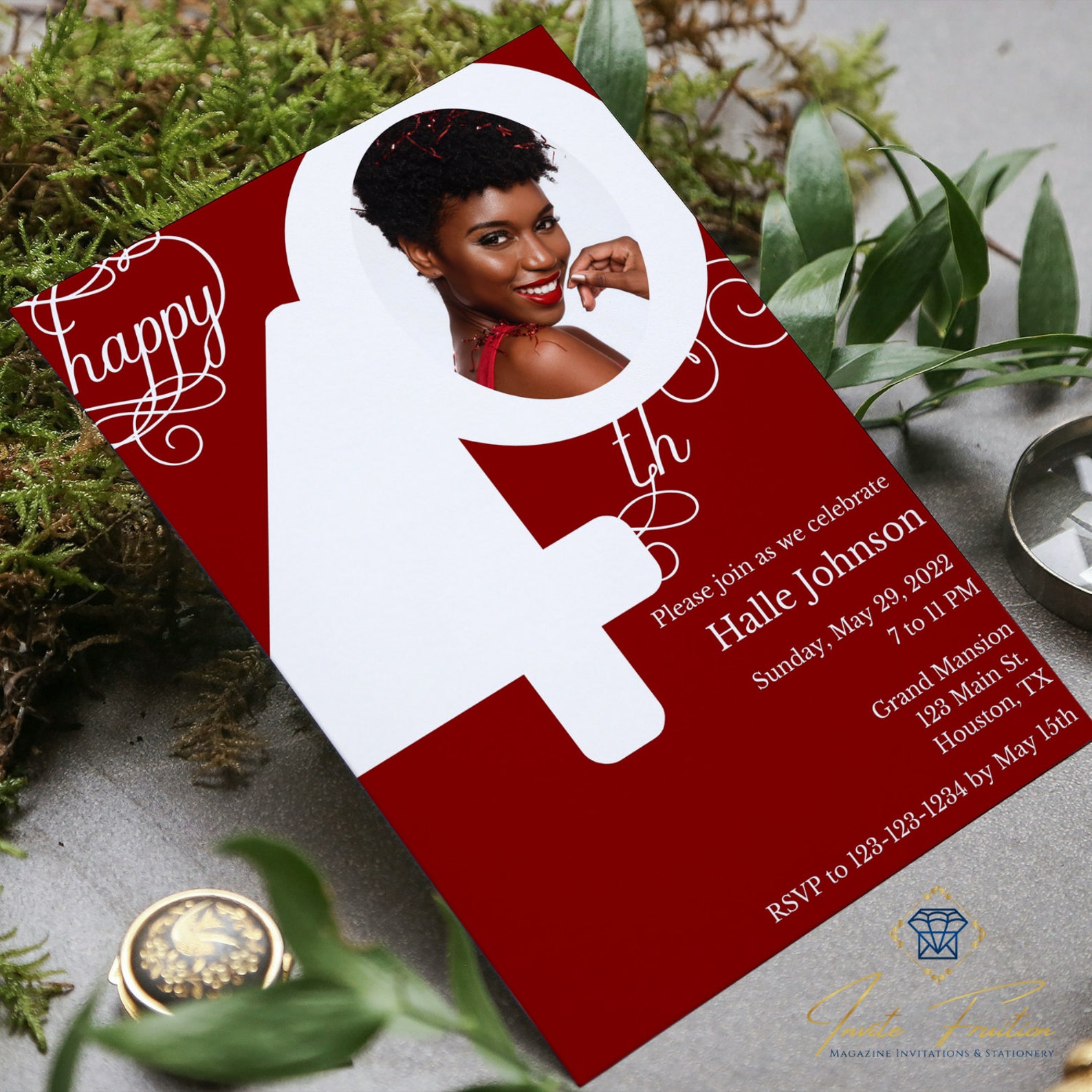 Digital Milestone Birthday Invitation Birthday Party Photo - Etsy