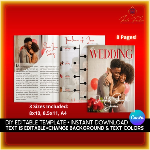 Diy Wedding Program - Etsy