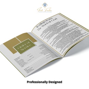 Funeral Magazine for Homegoing Service, Funeral Program for Celebration ...