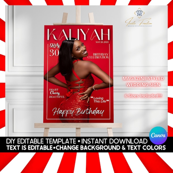 Birthday Magazine - Etsy