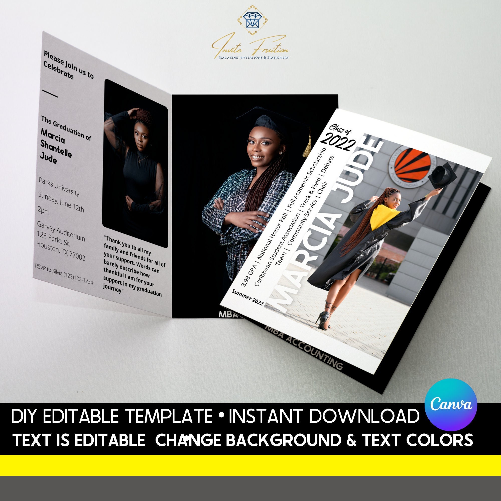School Magazine Cover Design Download