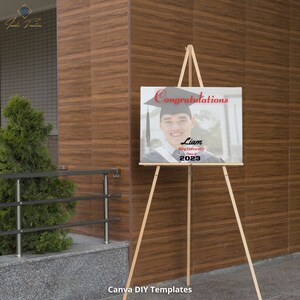 DIY Graduation Yard Sign Template, Instant Download DIY Grad Party ...