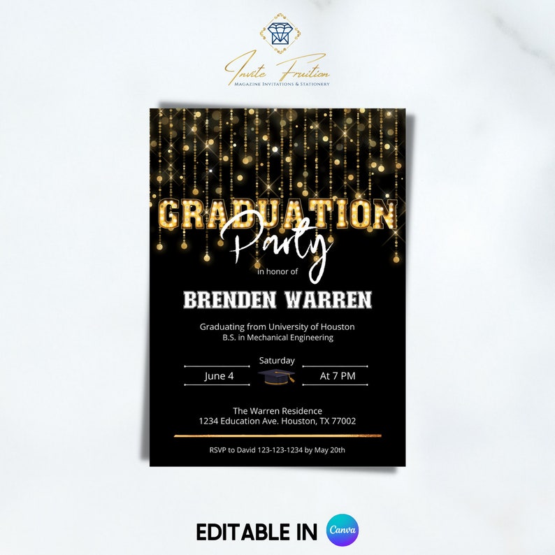 Class of 2022 Invites Graduation Party Invitation Template - Etsy