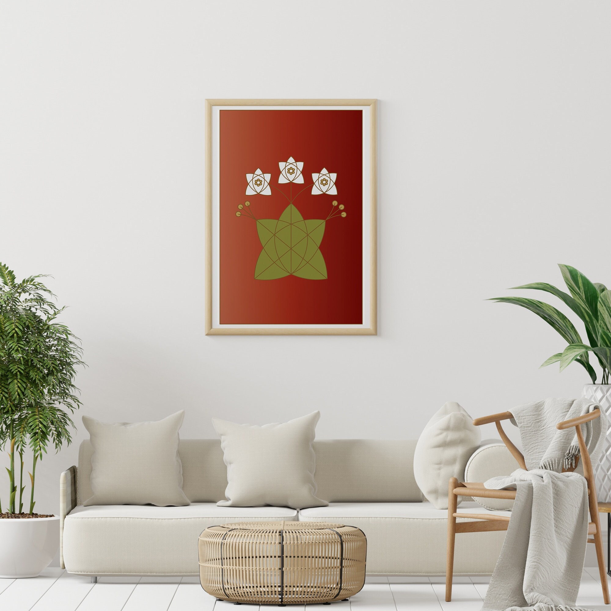 Tribe of Reuben Fine Art Print the Mandrake Flower the Tribes ...