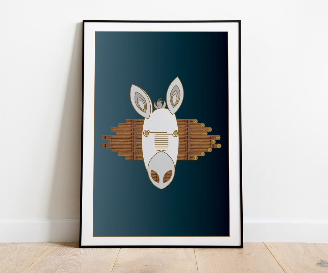 Tribe of Issachar Fine Art Print Home Decor - Donkey With Burden ...