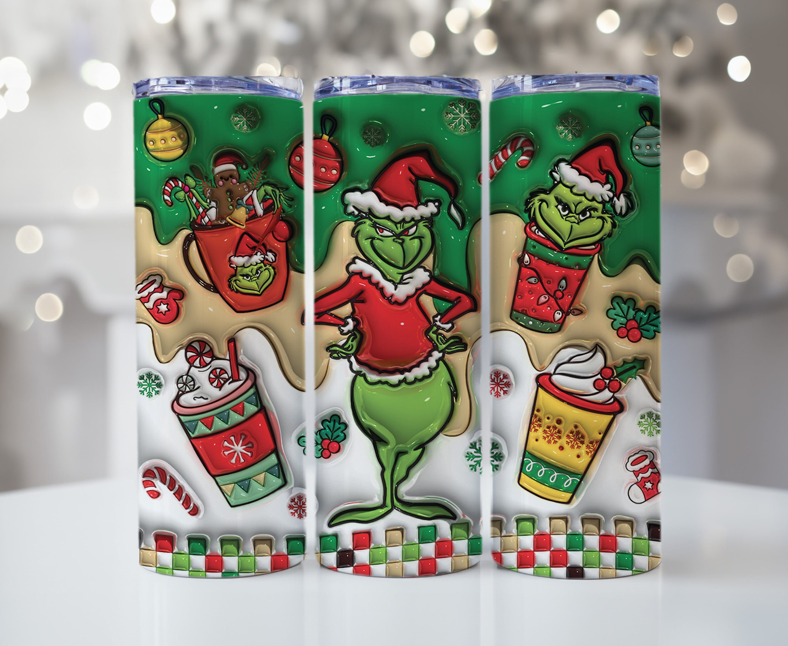 Sip and Smile: Merry Cartoon Characters Tumblers for Holiday Happiness ...