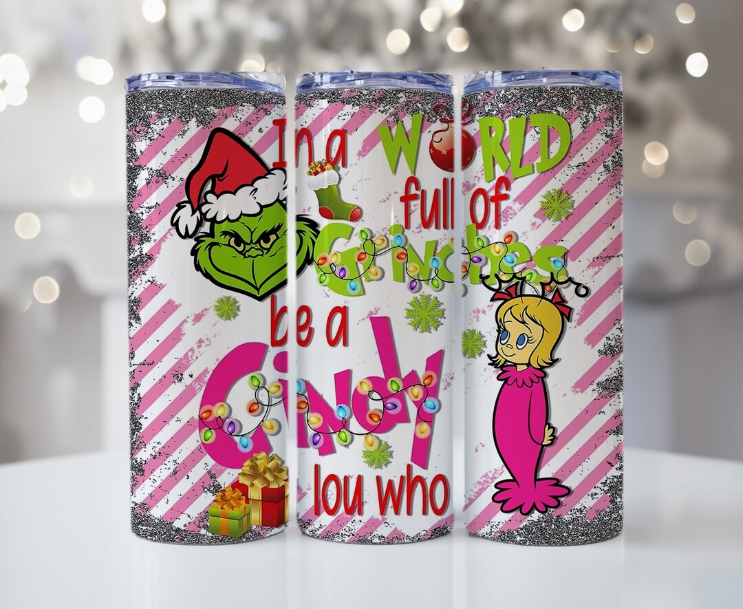 Whimsical Cindy Lou Who Inspired Tumbler For Festive Sips And Smiles