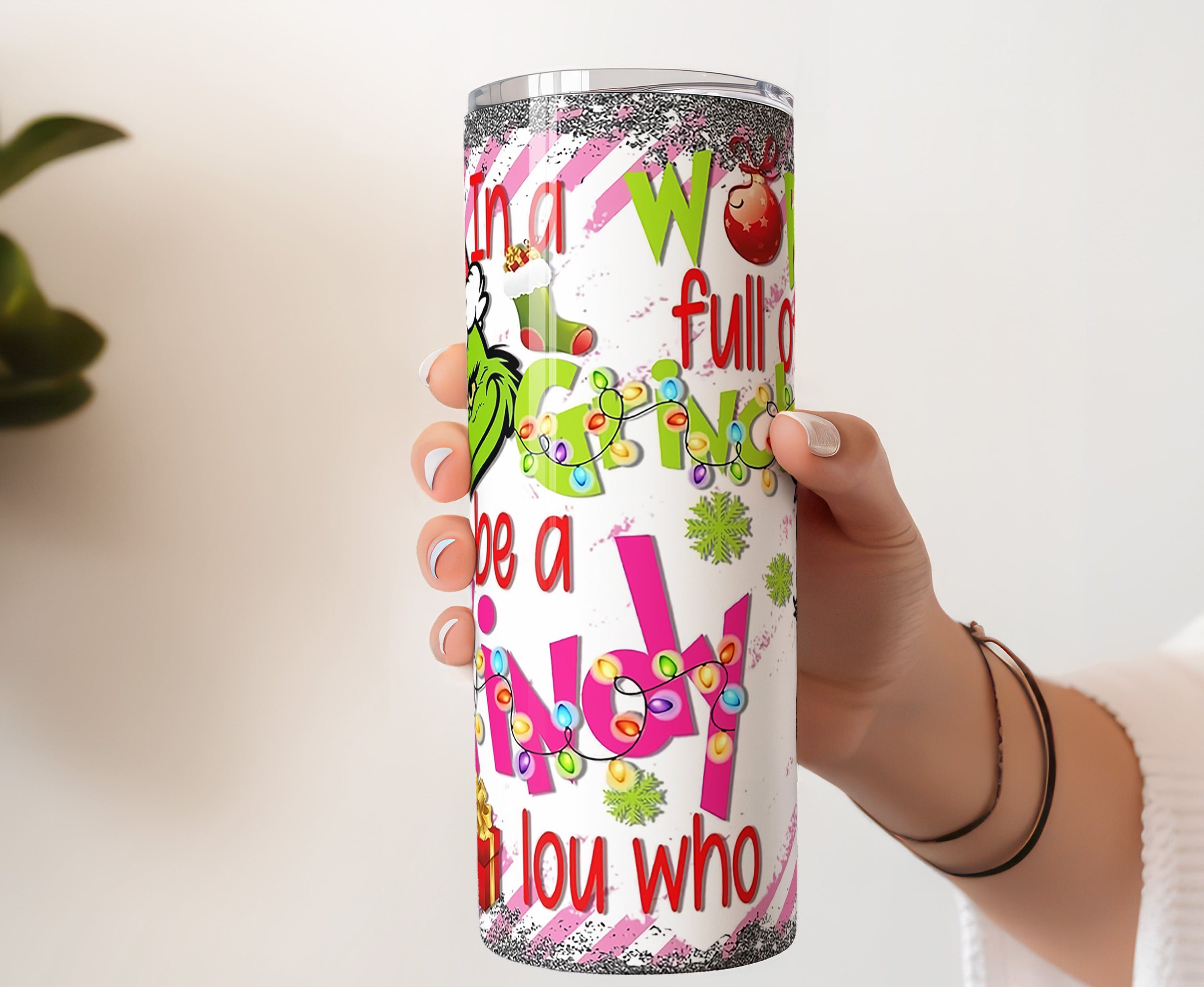 Whimsical Cindy Lou Who Inspired Tumbler For Festive Sips And Smiles