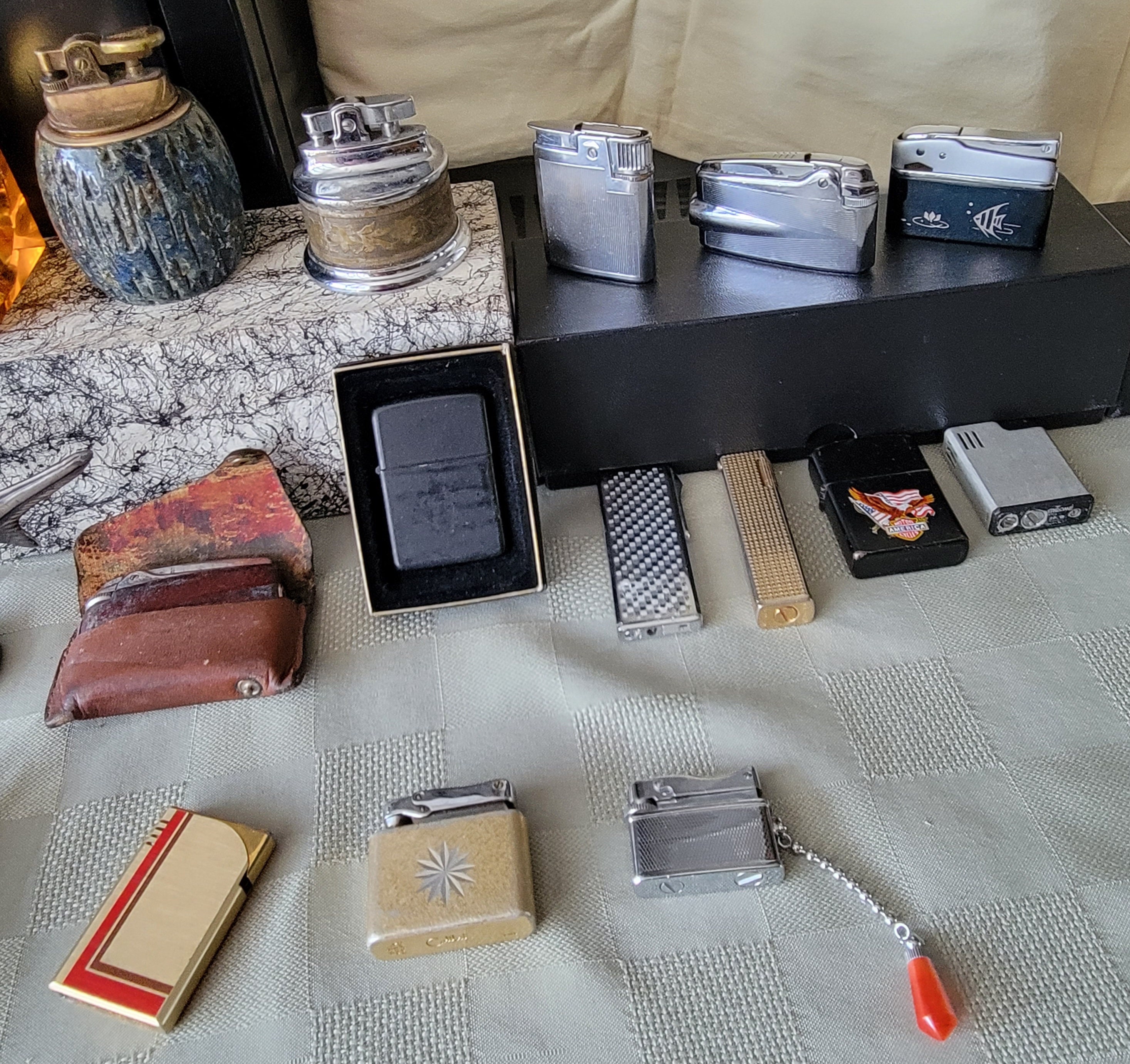 DECADES of VINTAGE LIGHTERS 27 Rare, Unsold and Vintage Hand & Table ...