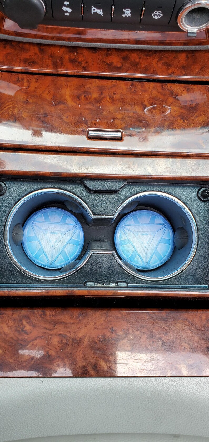 Iron Man, Arc Reactor, Chest Piece,car Coasters,cup Holder Coaster,car ...