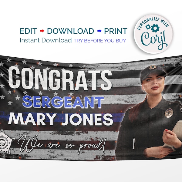 Police Officer Promotion Congratulations - Etsy