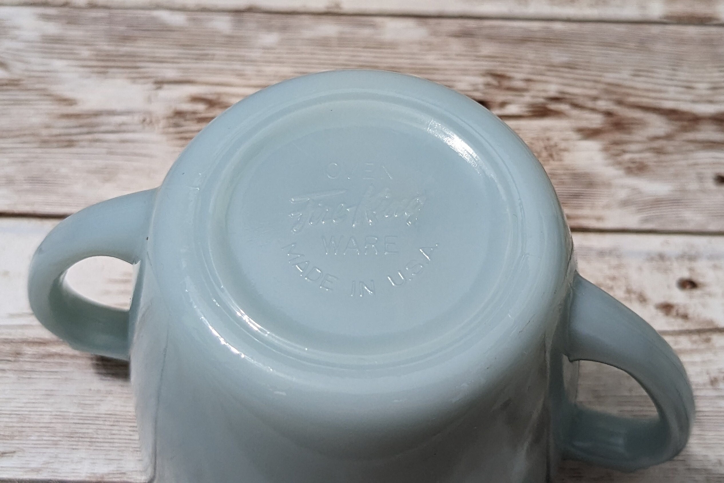 Fire King Sugar Bowl - Azurite - Etsy