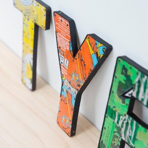 Up-cycled Soda Can Letters - Made for You - Etsy