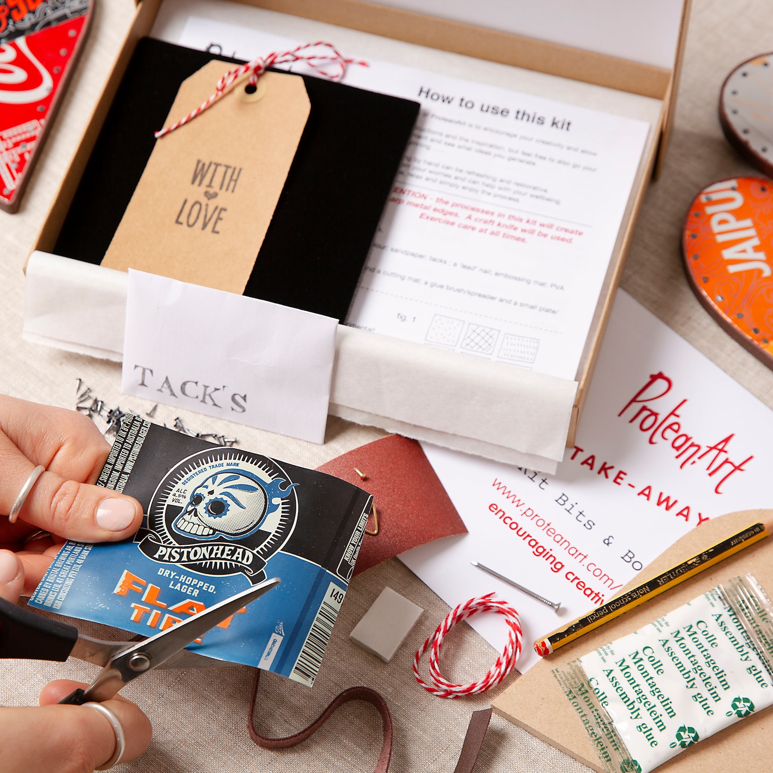 Upcycled Drink Can Heart Craft Kit – Make Your Own - Etsy