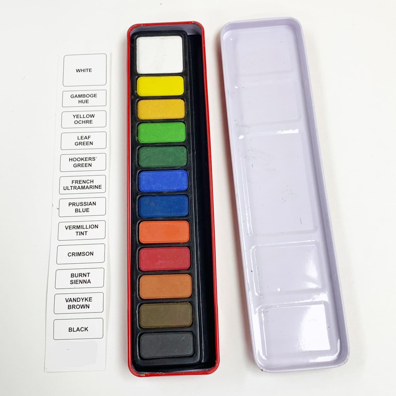 Watercolour Paint Set in a Tin - Etsy