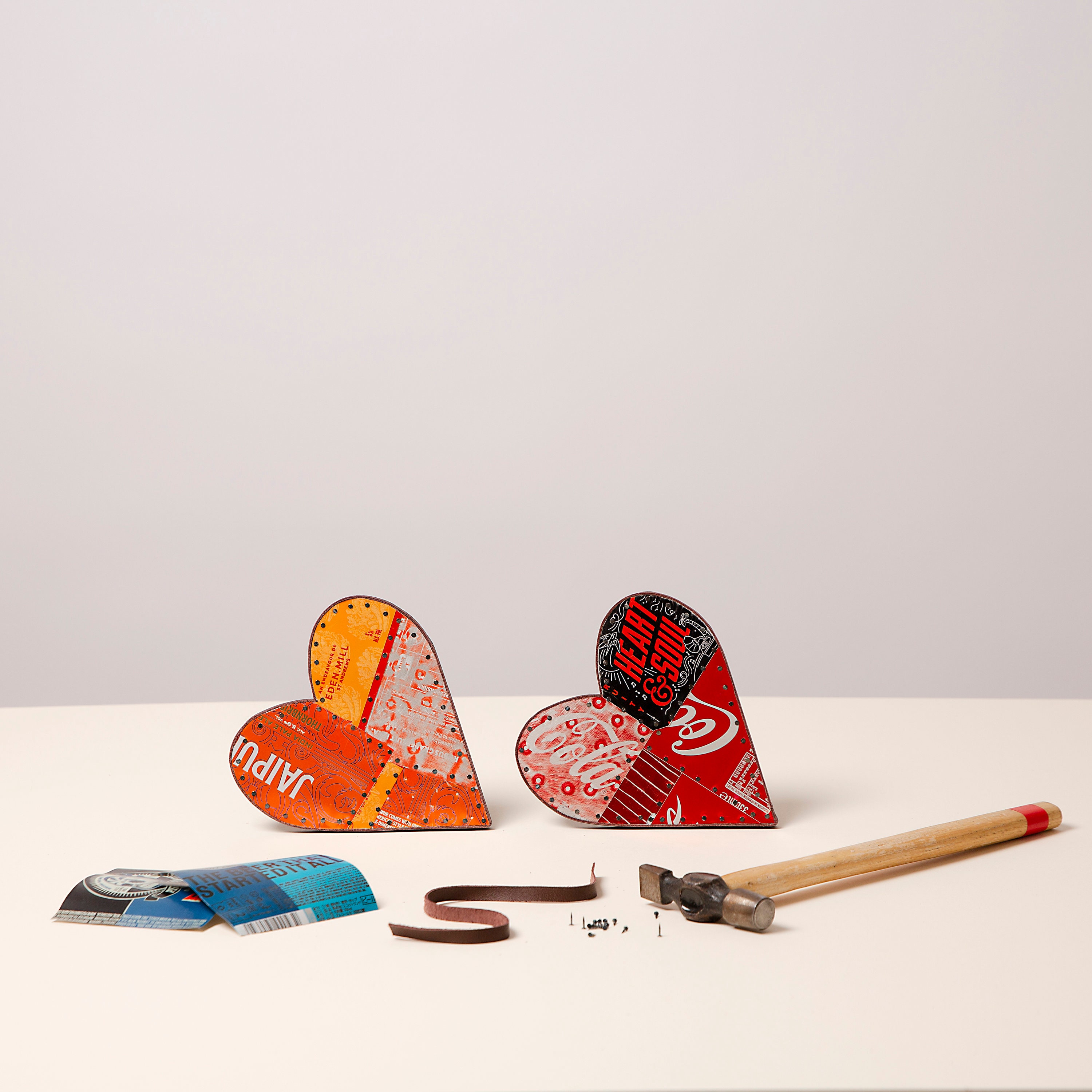 Upcycled Drink Can Heart Craft Kit – Make Your Own - Etsy