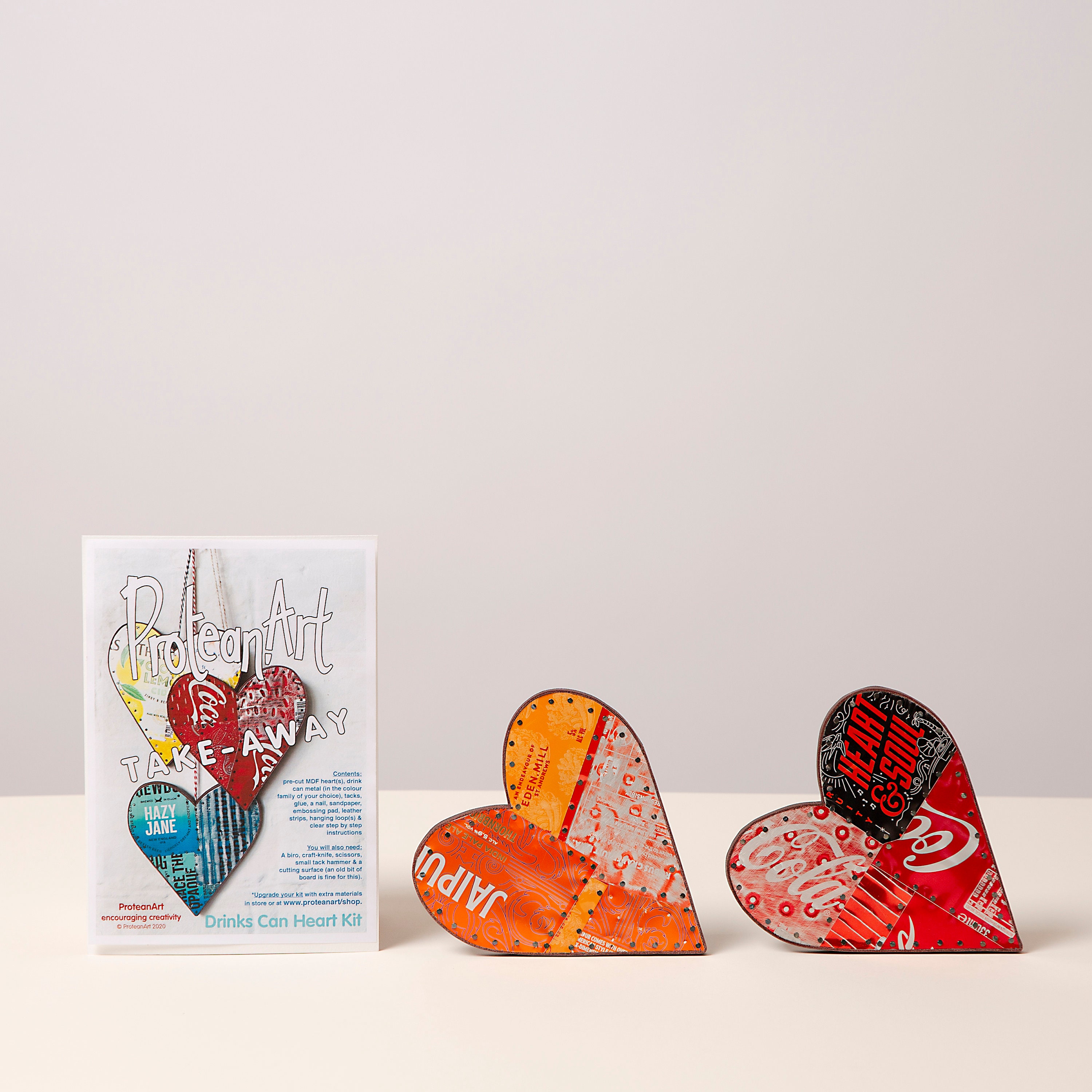 Upcycled Drink Can Heart Craft Kit – Make Your Own - Etsy