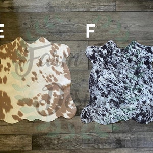 Mini Faux Cowhide - Etsy