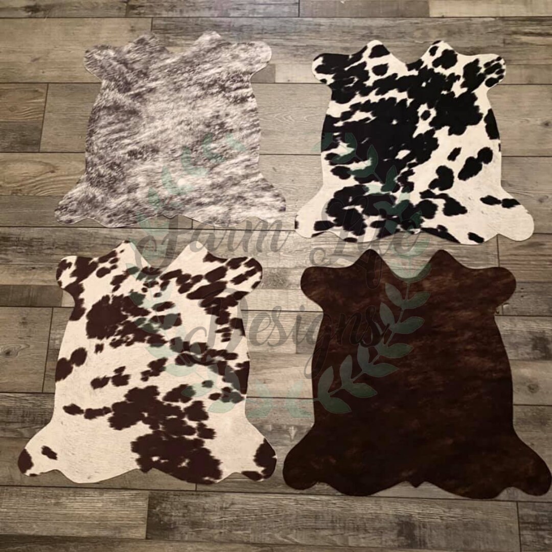 Mini Faux Cowhide - Etsy