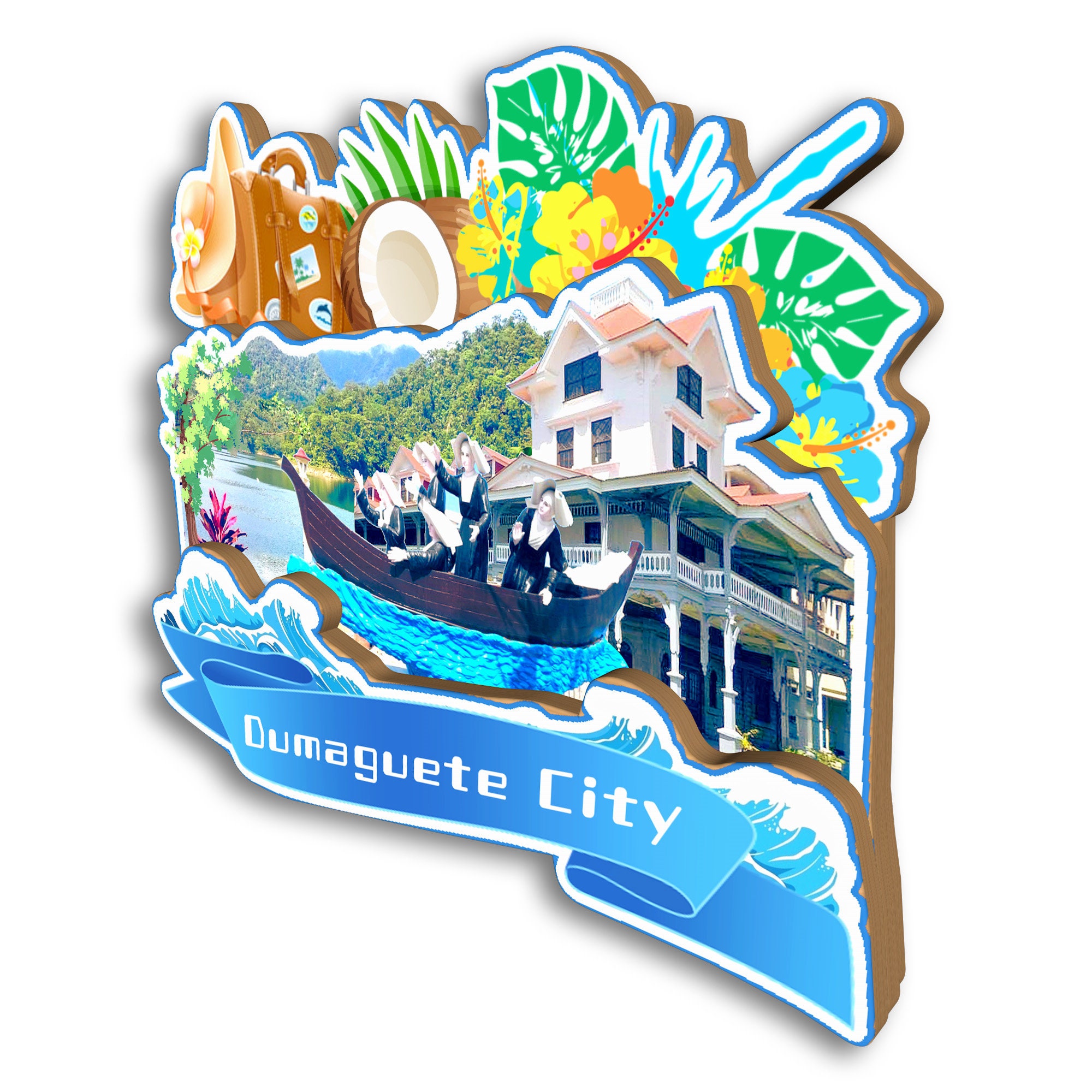 Tagaytay Dumaguete City Taguig City Philippines Fridge Magnet City ...
