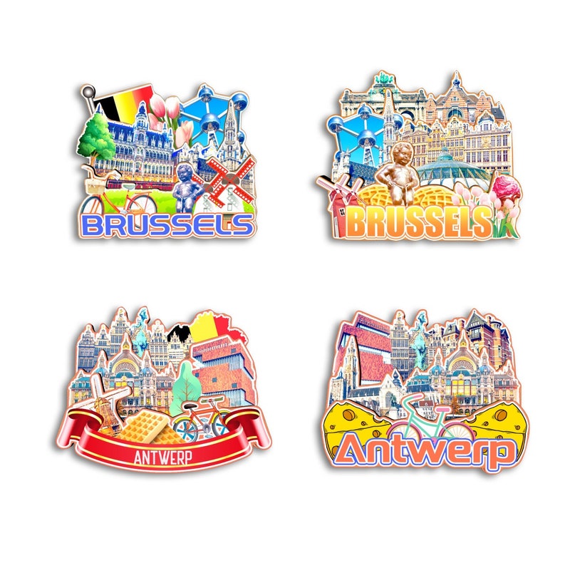 Brussels Belgium Magnet - Etsy