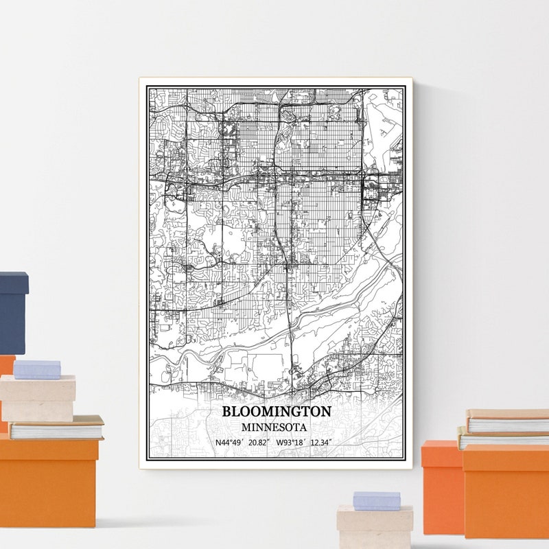 Bloomington Poster - Etsy