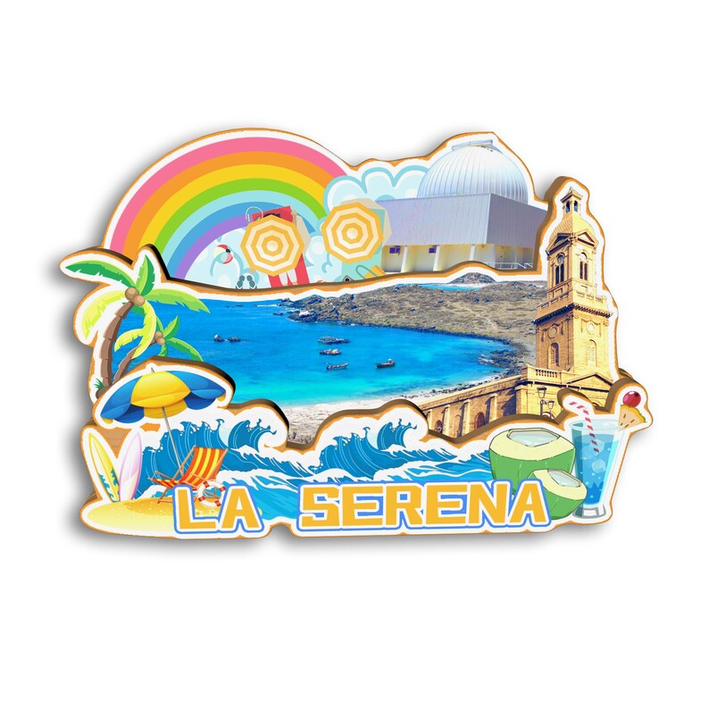 La Serena Arica Chile Bogota Medellin Colombia Fridge Magnet City ...