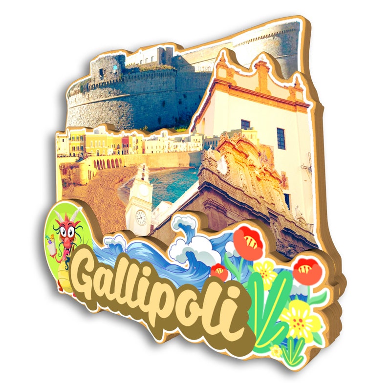 Vicenza Taormina Gallipoli Bolzano Italy USA Fridge Magnet City Trvavel ...